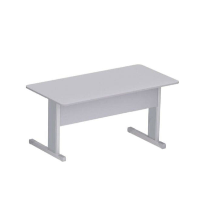 Mesa de escritório em L (Mesa 1,50m+auxiliar) s/gavetas MARANELLO Nogal ...